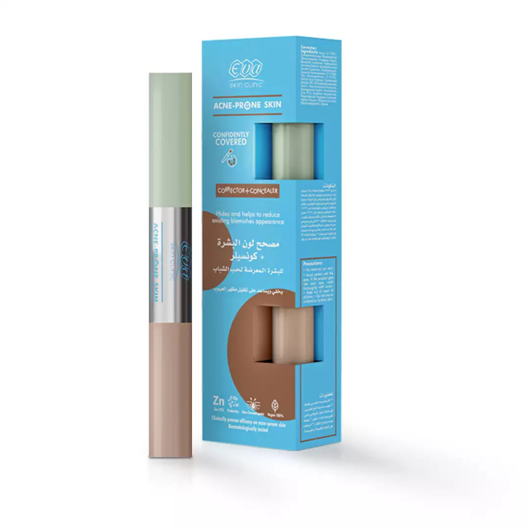 Eva Skin Clinic Acne-Prone Skin Corrector + Concealer 2 × 5 Ml – EVA Shop
