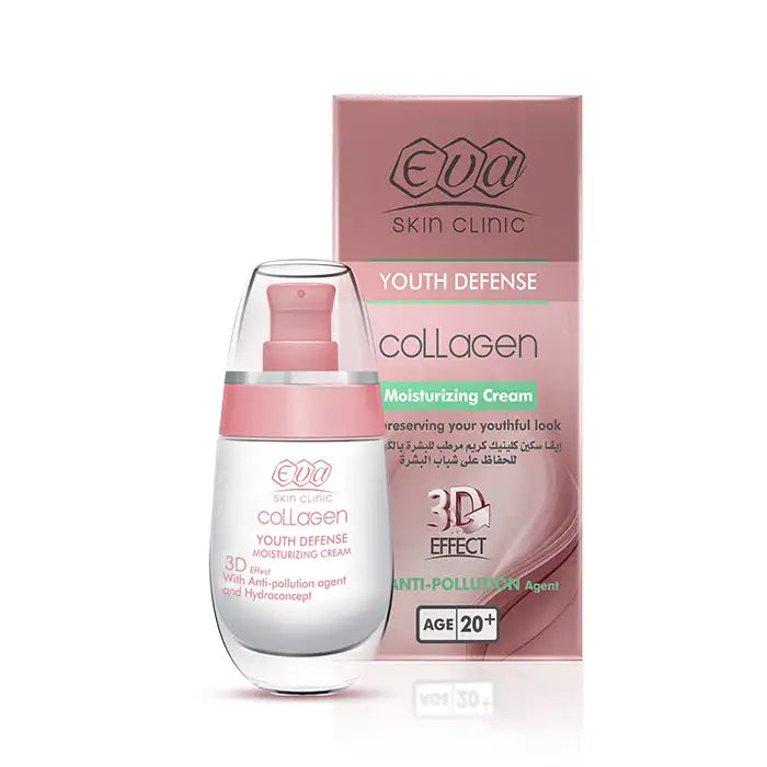 Eva Skin Clinic Collagen Moisturizing Cream For youth (+20) 50 Ml – EVA ...