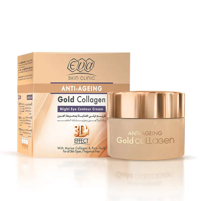 Eva Skin Clinic Anti-Ageing Gold Collagen Night Eye Contour Cream 15 M ...