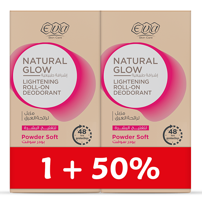 Eva Skin Care Natural Glow Lightening Roll On Deodorant " Powder Soft ...