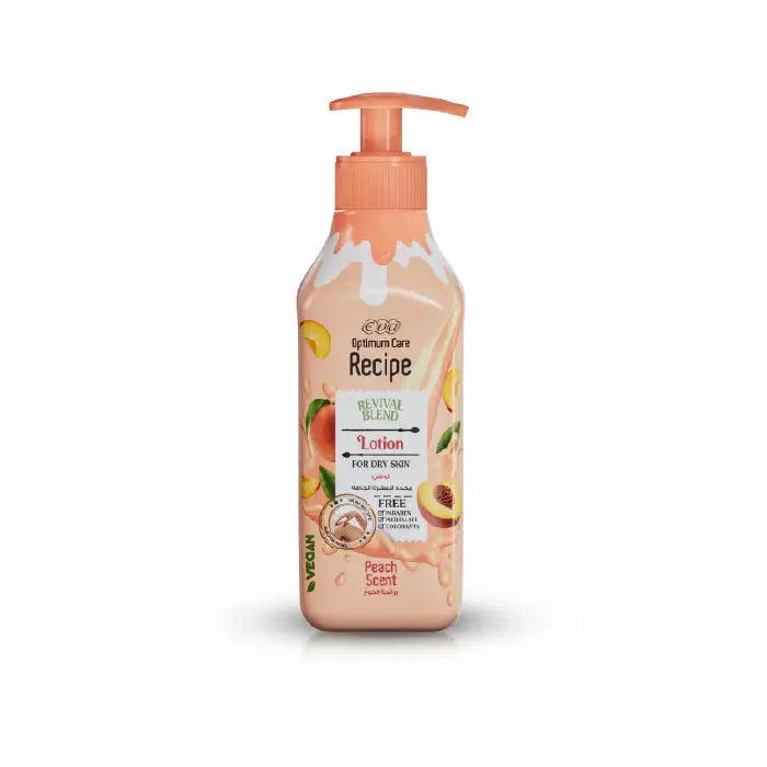 Eva Recipe Lotion For Dry Skin Peach Scent 370 Ml – EVA Shop