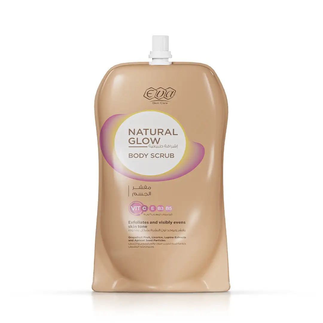 Eva Skin Care Natural Glow Body Scrub Pouch 250 Gm – EVA Shop