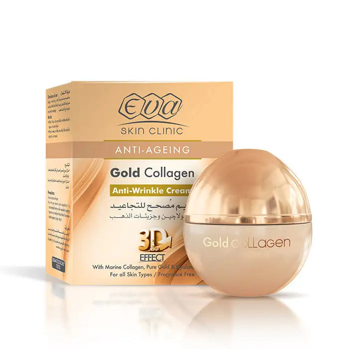 Eva Skin Clinic Anti-Ageing Gold Collagen Anti-Wrinkle Cream 50 Ml ...