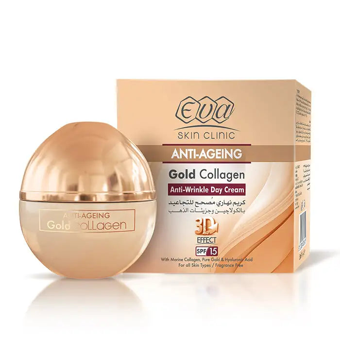Eva Skin Clinic Anti-Ageing Gold Collagen Anti-Wrinkle Day Cream SPF ...